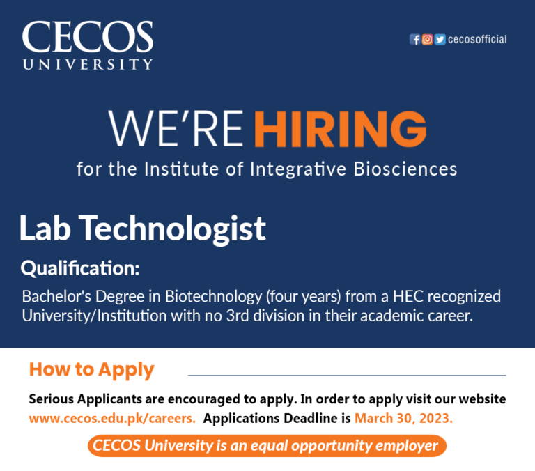 Careers – CECOS University