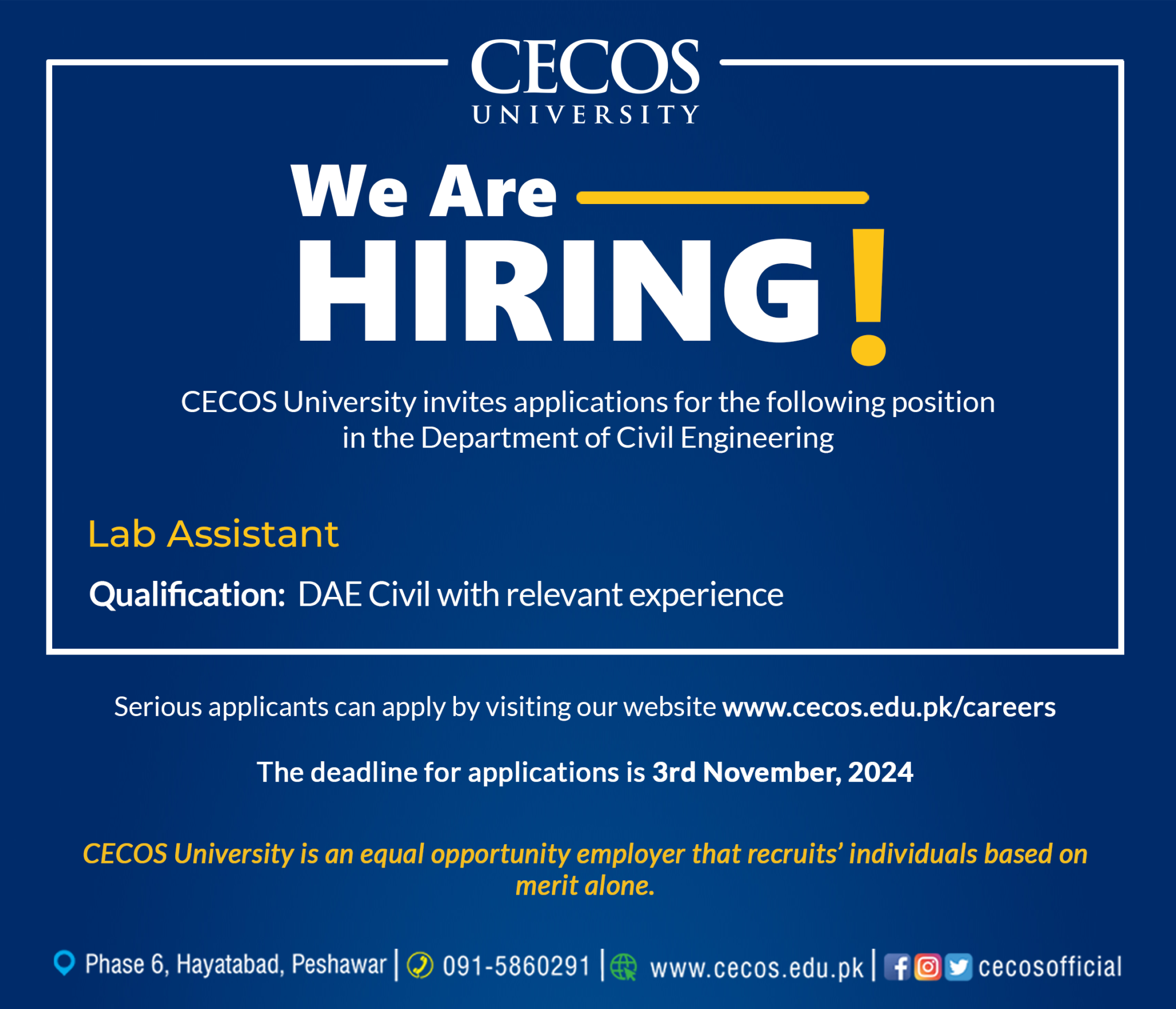 careers – CECOS University